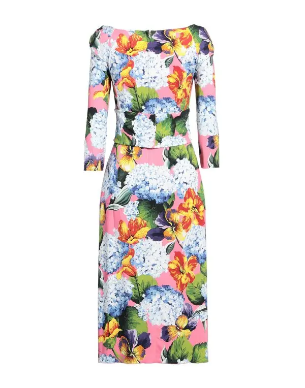 Dolce & Gabbana Floral-print Crepe Midi Dress