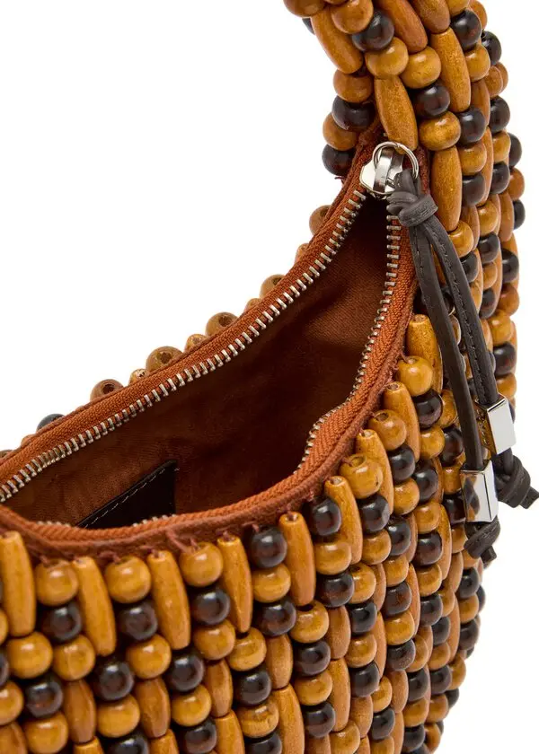Staud Reef Beaded Top Handle Bag