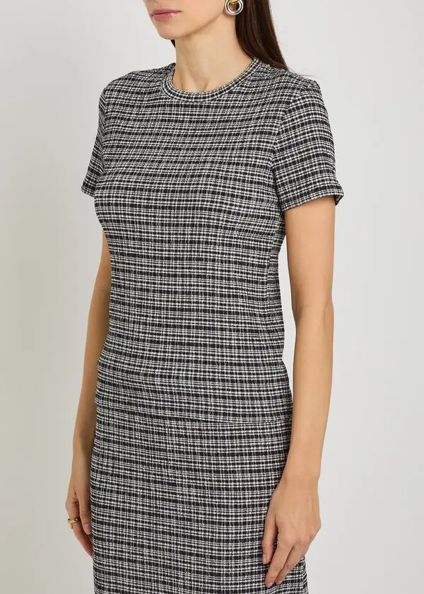 Vince Striped Shirred T-shirt