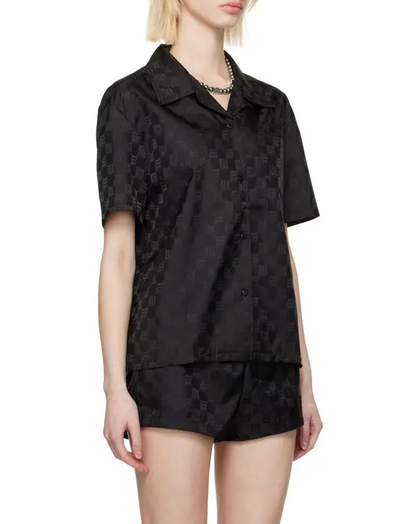 MISBHV Monogram Printed Short-sleeved Shirt