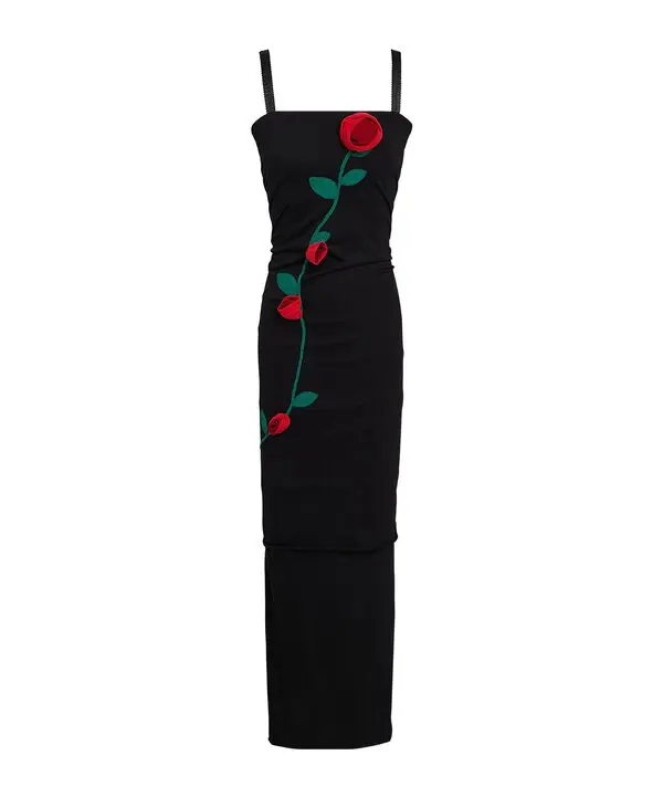Dolce & Gabbana Sleeveless Square Neck Slim-fit Dress