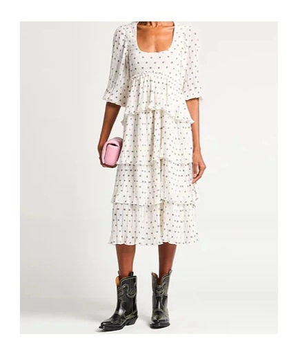 GANNI Polka Dot Dress