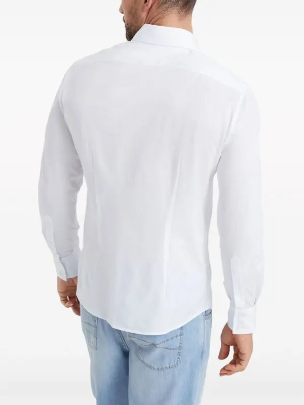 Brunello Cucinelli Spread-collar Cotton Shirt