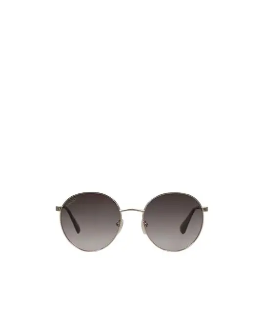 MAXCO. Solid-colored Metal-framed Sunglasses