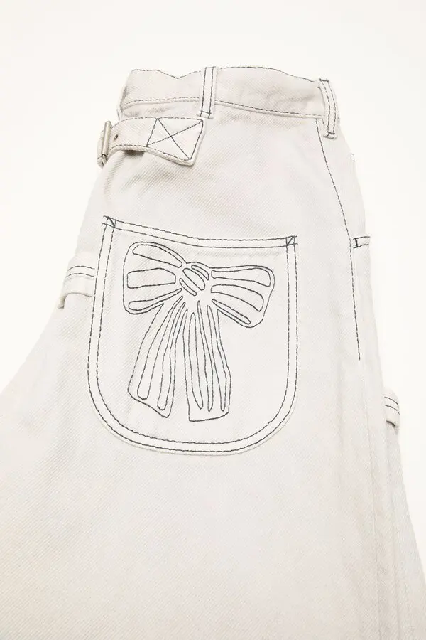 Acne Studios Bow Embroidered Trousers