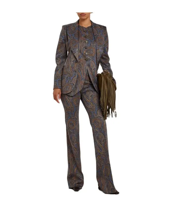 Etro Paisley-jacquard Woven Vest