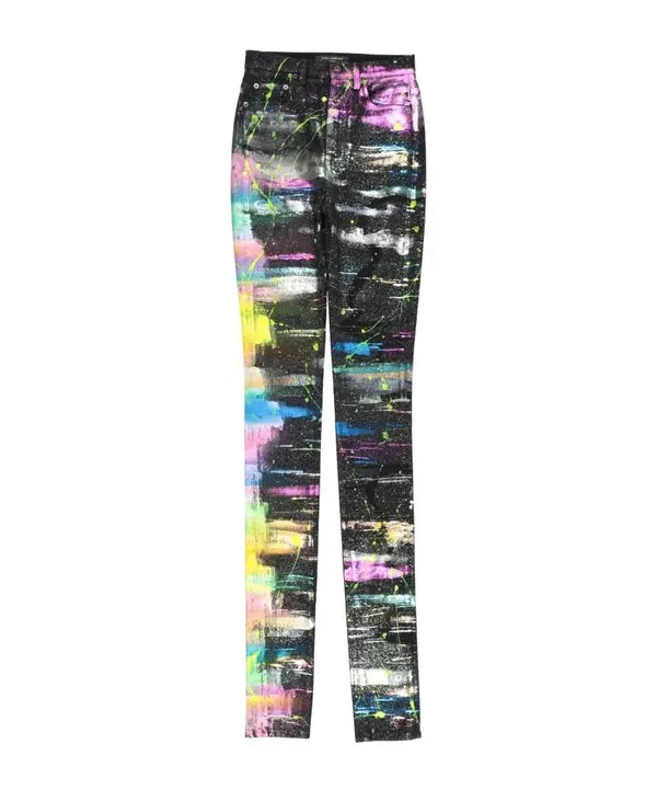 Dolce & Gabbana Multicolor Stretch Pants