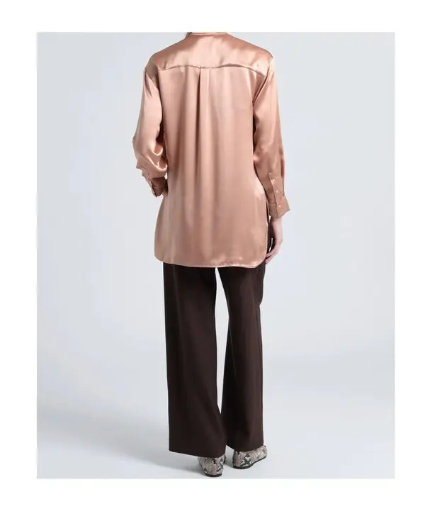 MAXCO. Max&co. Long Sleeve Shirt With Stand Collar