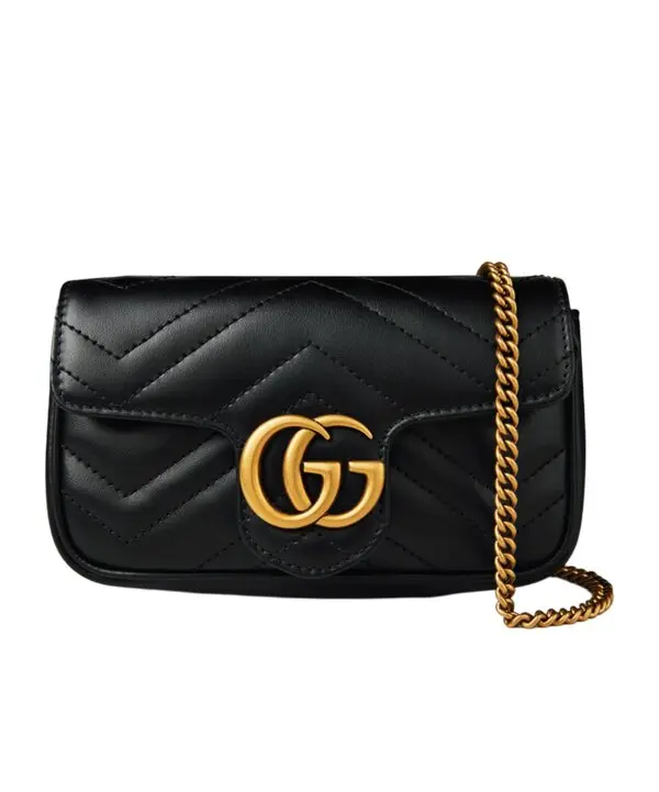 Gucci Marmont Mini Woc Bag With Chain Strap