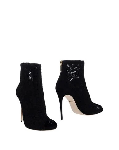 Dolce & Gabbana Suede Lace-up Ankle Boots