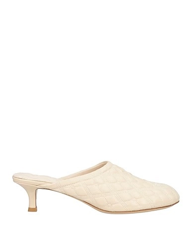 Burberry Quilted Leather High Heel Mules