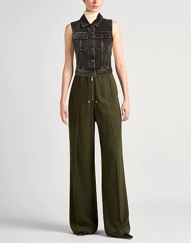 DIESEL® Sleeveless Denim Vest With Button Fastenings And Flap Pockets