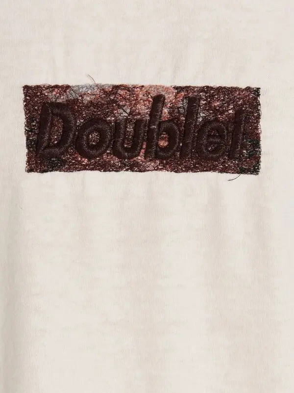 DOUBLET Logo-patch Cotton T-shirt