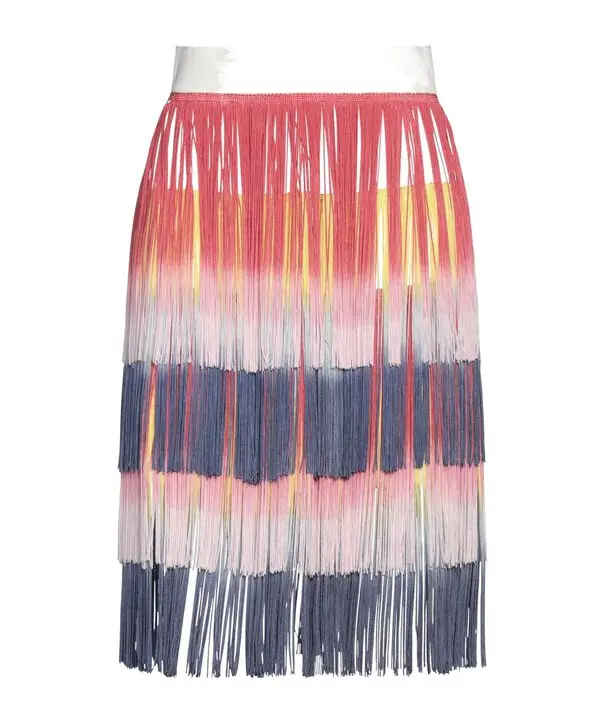 Dolce & Gabbana Midi Skirt With Fringe