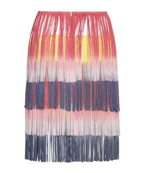 Dolce & Gabbana Midi Skirt With Fringe