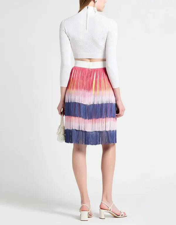 Dolce & Gabbana Midi Skirt With Fringe