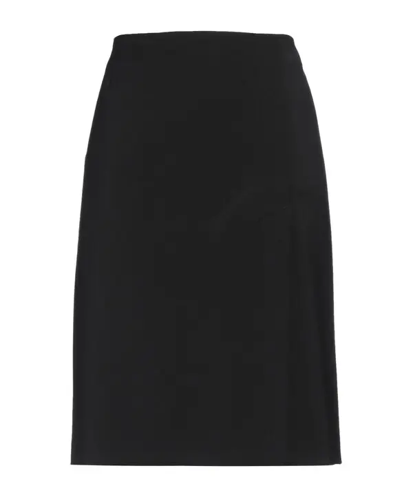 Sportmax Asymmetric Solid-color Wool Skirt