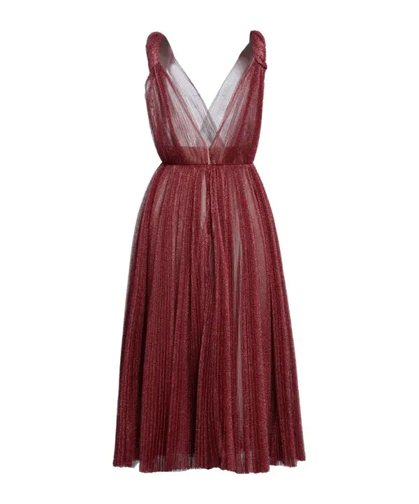 Dolce & Gabbana Pleated Sleeveless Maxi Dress
