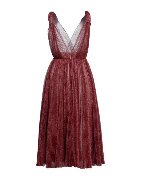 Dolce & Gabbana Pleated Sleeveless Maxi Dress
