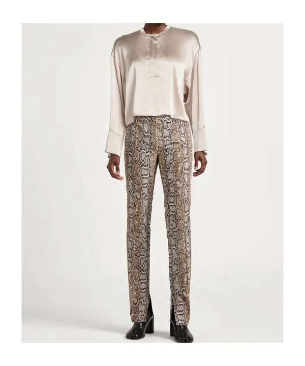 MAXCO. Max&co. Long Sleeve Top With Stand Collar