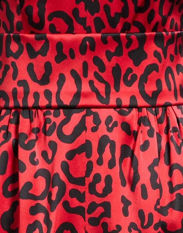 Dolce & Gabbana Leopard Print Sling Bodycon Dress