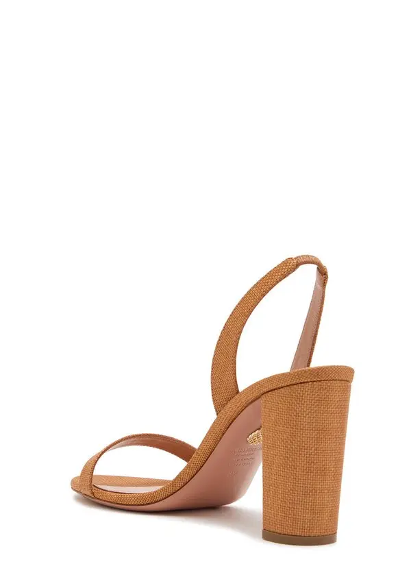 AQUAZZURA Block Heel Sandals