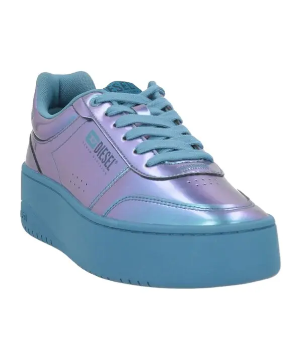 DIESEL® Low-top Sneakers With Metallic Finish