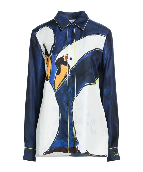 Burberry Long Sleeve Shirt - Blue