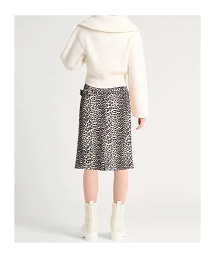 GANNI Printed Pencil Skirt