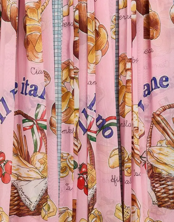 Dolce & Gabbana Colorful Long-sleeve Dress