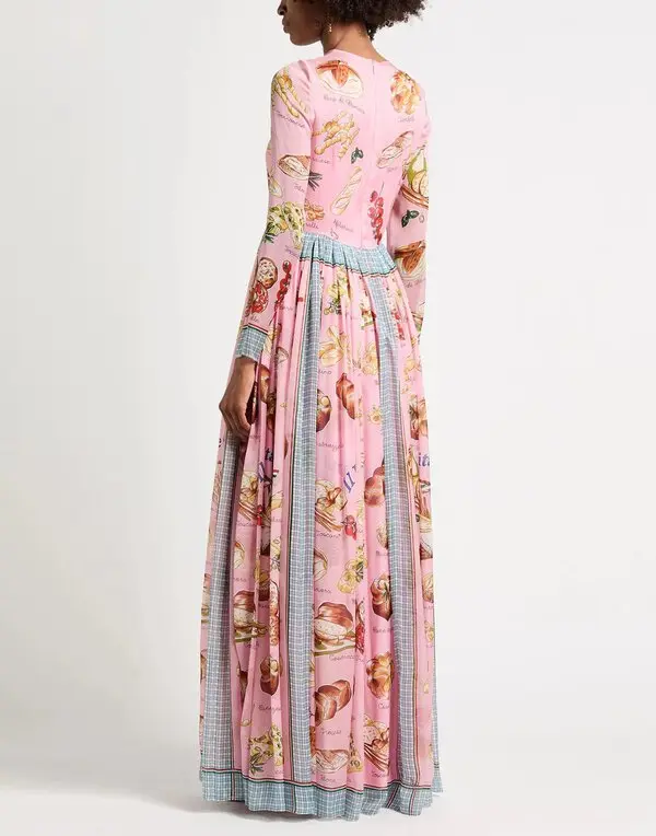 Dolce & Gabbana Colorful Long-sleeve Dress