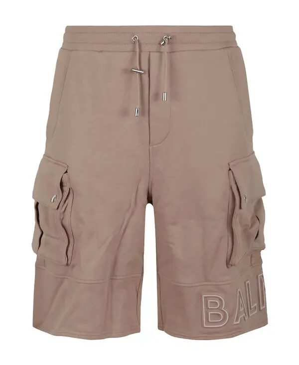 Balmain Logo Detailed Drawstring Cargo Shorts