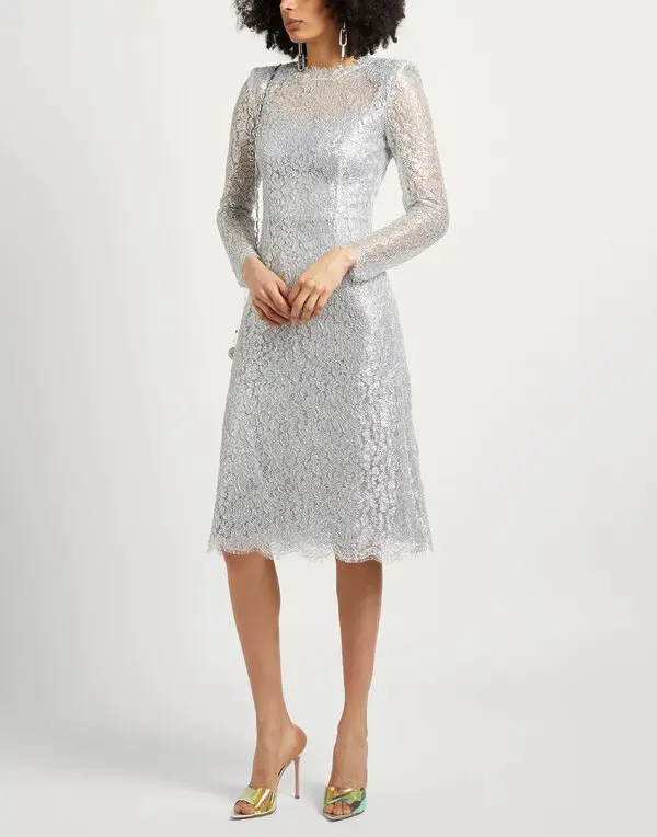 Dolce & Gabbana Lace Long-sleeve Dress