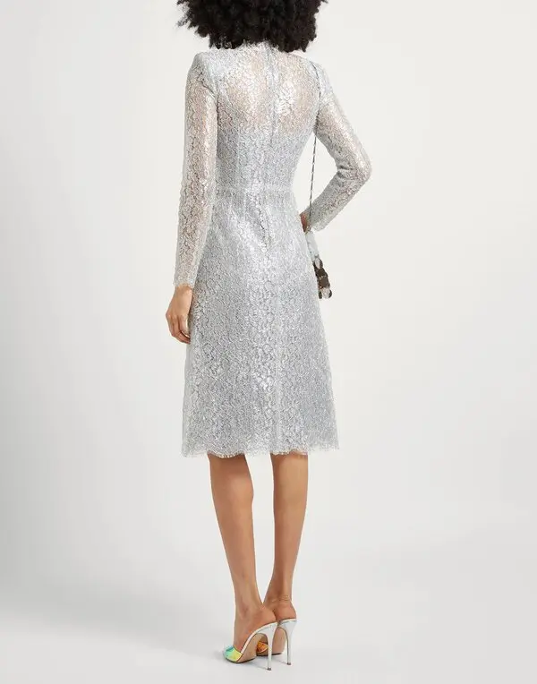 Dolce & Gabbana Lace Long-sleeve Dress