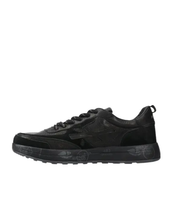 Premiata Round-toe Lace-up Sneakers