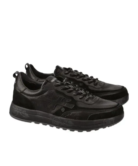 Premiata Round-toe Lace-up Sneakers