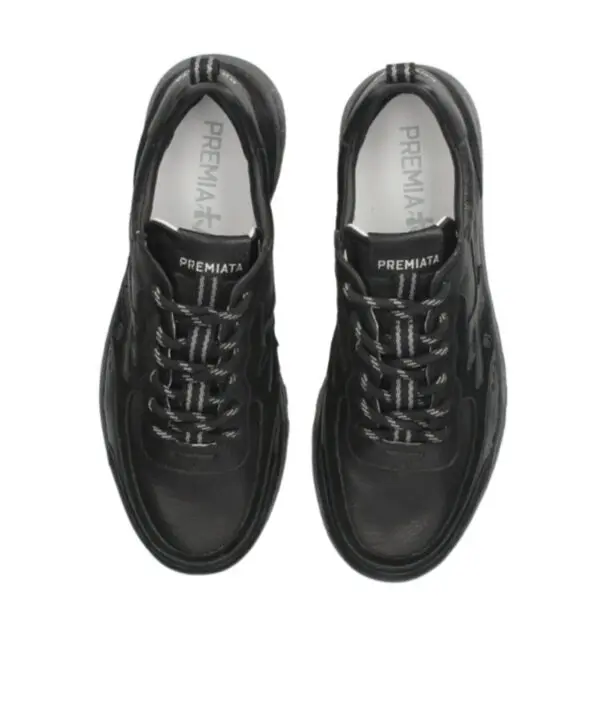 Premiata Round-toe Lace-up Sneakers