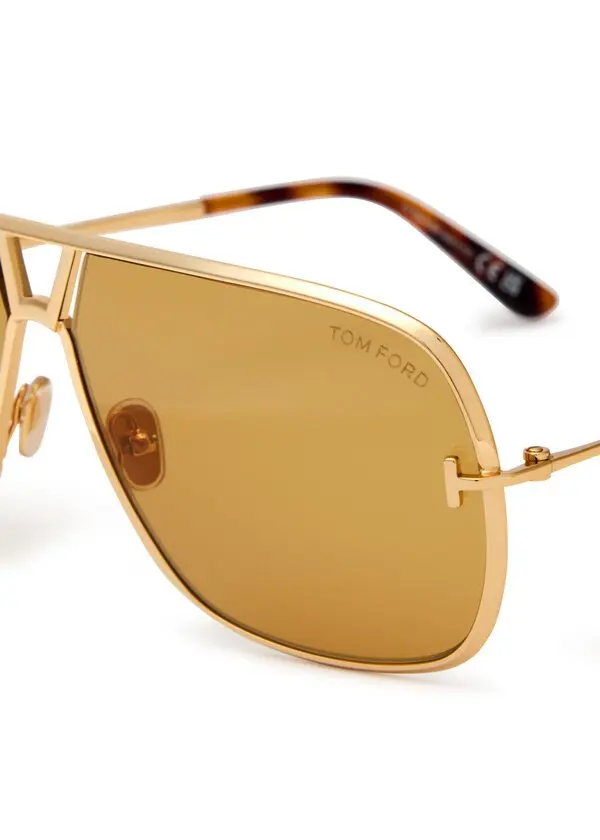 TOM FORD Stavros Aviator-style Sunglasses