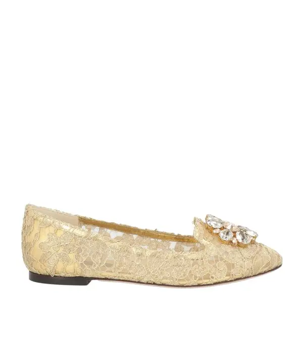 Dolce & Gabbana Round Toe Slippers