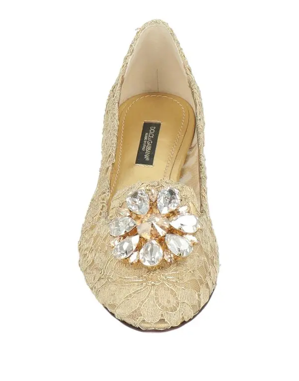 Dolce & Gabbana Round Toe Slippers
