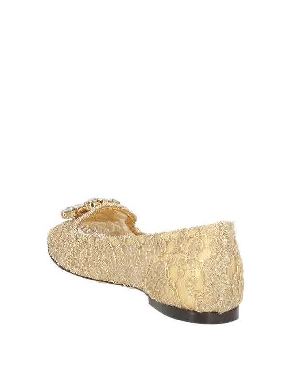 Dolce & Gabbana Round Toe Slippers