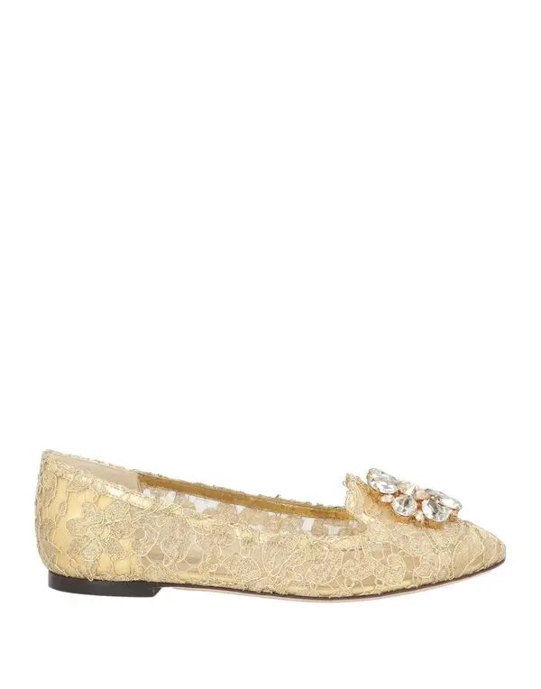 Dolce & Gabbana Round Toe Slippers