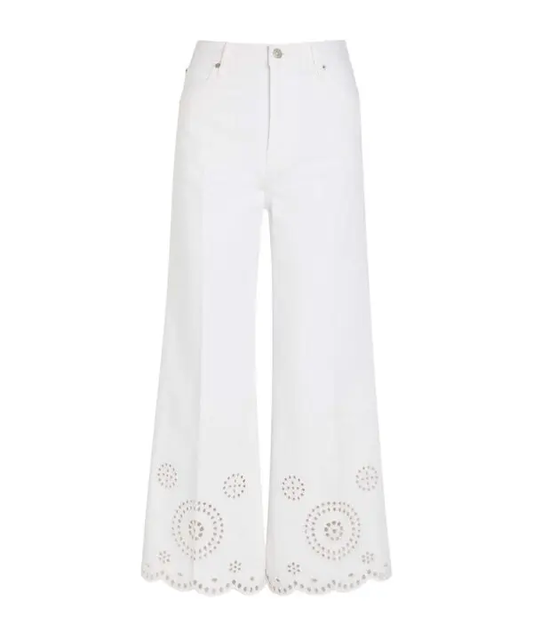 FRAME Mid-rise Wide-leg Jeans