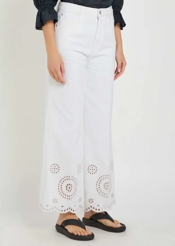 FRAME Mid-rise Wide-leg Jeans