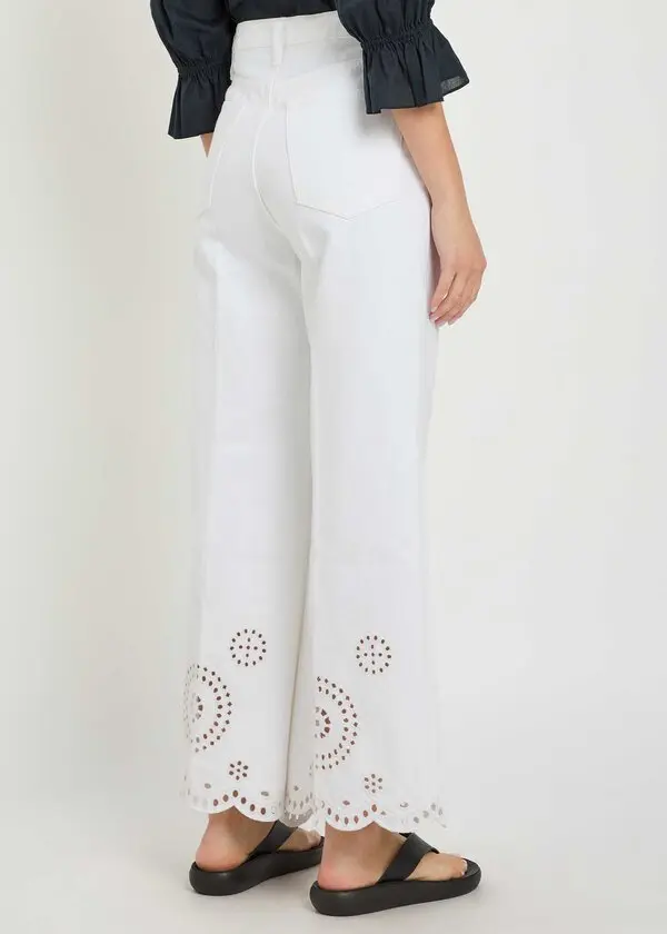 FRAME Mid-rise Wide-leg Jeans