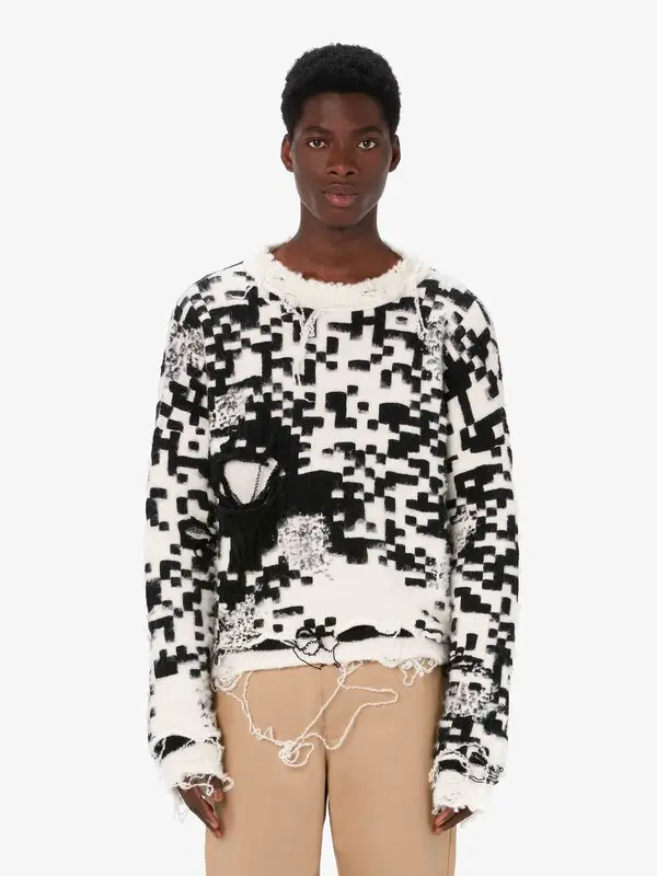 J.W.ANDERSON Qr-code Knit Jumper