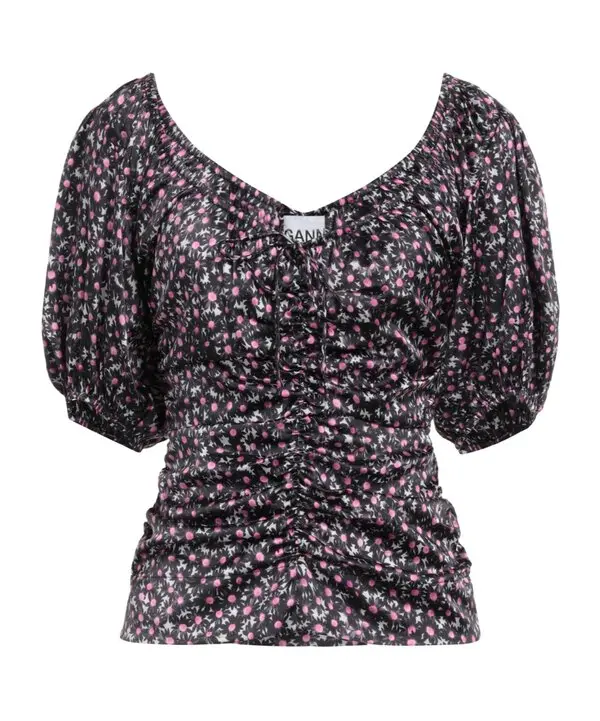 GANNI Floral Pattern Top