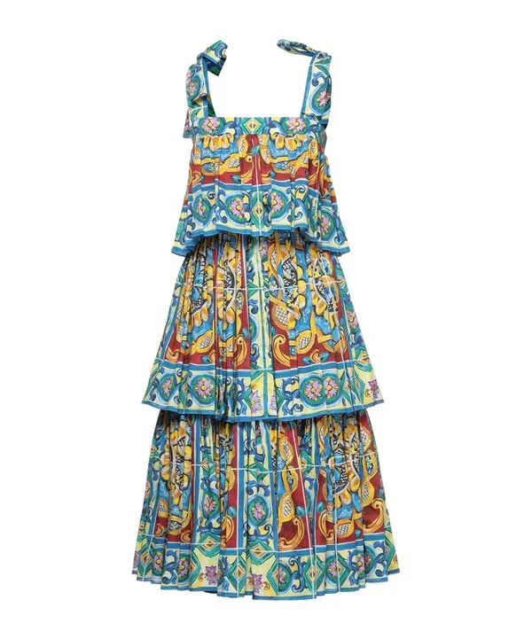 Dolce & Gabbana Sleeveless Printed Dress