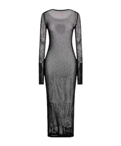 Sportmax Bodycon Dress With Openwork Knit