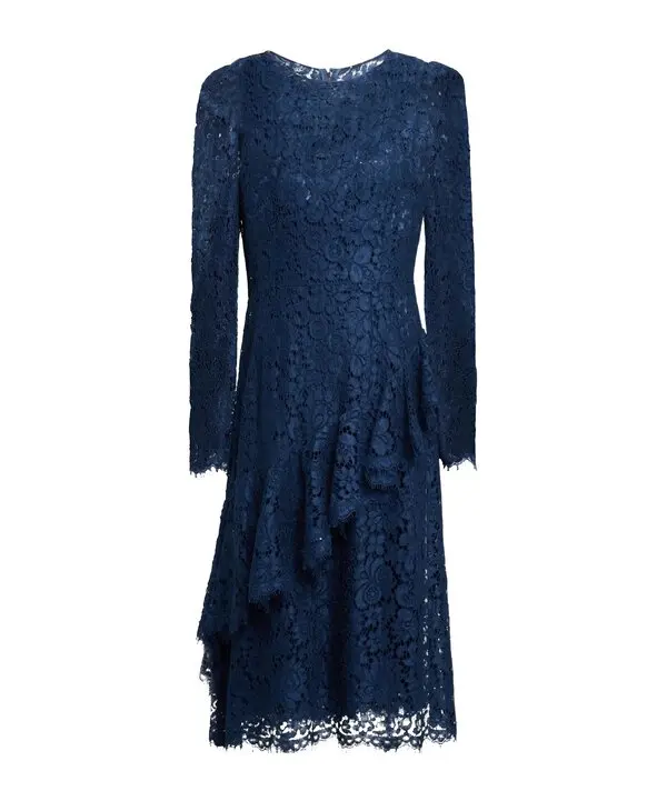 Dolce & Gabbana Lace Long-sleeve Dress